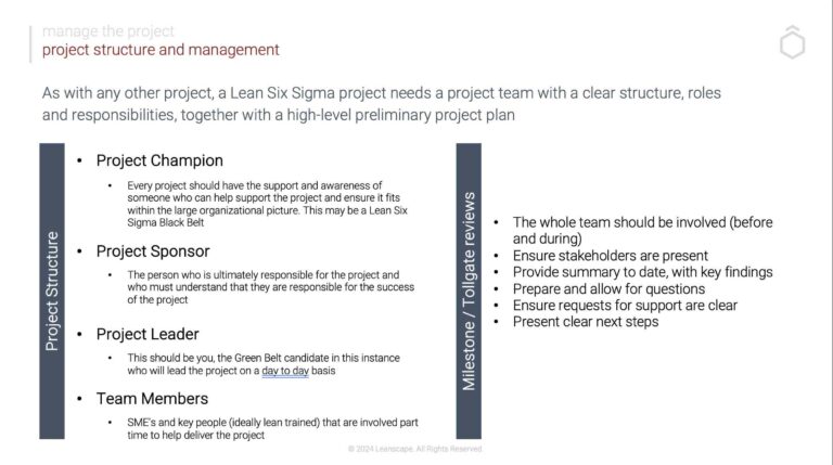 Leanscape | Business Transformation & Lean Six Sigma Training